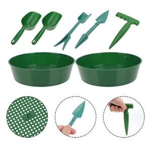 Kids Tools 1 Set Garden Soil Sieve Garden Soil Garden Cultivation Tools Garden Accessories DIY Tools