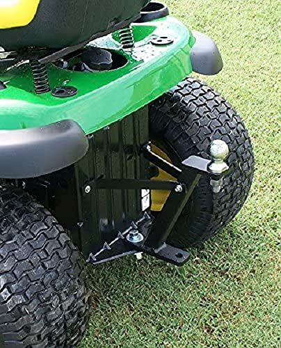 XYZCTEM Lawn Mower Trailer Towing Hitch, Garden Tractor Pro Hi Hitch Compatible with John Deere Ariens Cub Cadet Poulan Pro Husky Husqvarna Craftsman Riding Mowers