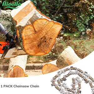 Hicello 20" Chainsaw Chain 3/8" LP .050 Gauge 70DL Saw Chain Blade for Wood Cutting Chiansaw Parts Garden Tools