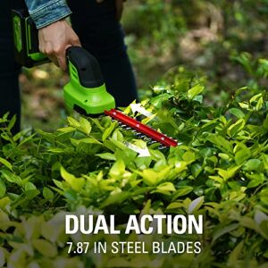 Greenworks 24V Cordless Shear Shrubber, Tool Only