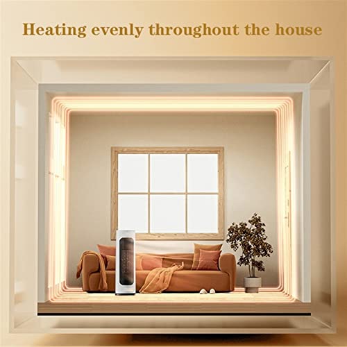 Outdoor Garden Heater 2000W Indoor Space Heater, 60° Oscillating Electric Heater with Thermostat, Portable Heaters, PTC Ceramic Heater, 3 Modes, 12h Timer, Remote Control Patio Hea