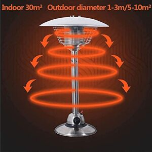 Haieshop Outdoor Patio Heater Outdoor Infrared Heater Outdoor Heaters Home Heating Lamp Portable Patio Heater for Garden Wedding Party Christmas, Easter, Halloween, New Year's Day 820