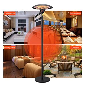 2100W Outdoor Electric Heater,3 Heating Mode Space Heater Double Halogen Tube Heater with Tip Over Protection,Waterproof Patio Heater for Garden Courtyard Balcony Garage-2100w 50x210cm(20x83inch)