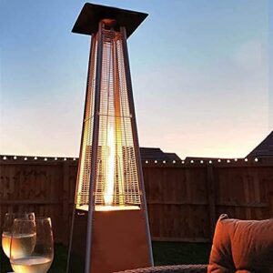 outdoor heater patio heater – 48000 btu commercial propane heater space heater floor standing with wheels for bedroom garden wedding party winter