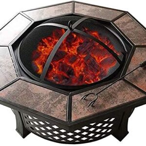 Fire Pits,BBQ Grill,for Outdoor Camping Picnic Bonfire Patio Backyard Garden Beaches Park,Family Essential Multifunctional Stove