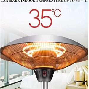 LUYIYI Heater, Outdoor Commercial Umbrella Heater Stove, Height Adjustable, Suitable for Home Garden