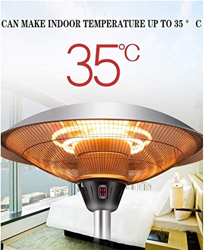 LUYIYI Heater, Outdoor Commercial Umbrella Heater Stove, Height Adjustable, Suitable for Home Garden