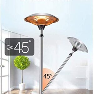 LUYIYI Heater, Outdoor Commercial Umbrella Heater Stove, Height Adjustable, Suitable for Home Garden