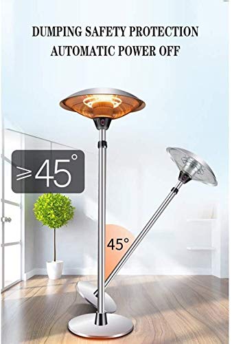 LUYIYI Heater, Outdoor Commercial Umbrella Heater Stove, Height Adjustable, Suitable for Home Garden