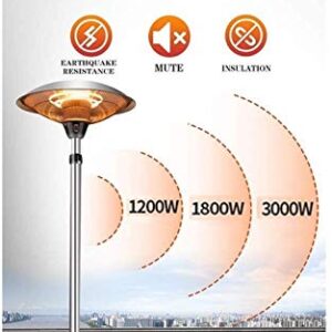 LUYIYI Heater, Outdoor Commercial Umbrella Heater Stove, Height Adjustable, Suitable for Home Garden