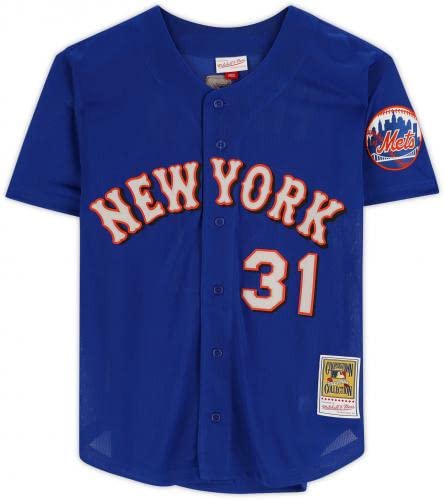 Mike Piazza New York Mets Autographed Royal Blue Mitchell & Ness Replica Batting Practice Jersey - Autographed MLB Jerseys