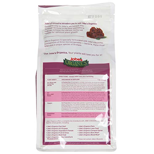 Jobe's 09426 Granular Plant Food Flower & Rose, 4lbs