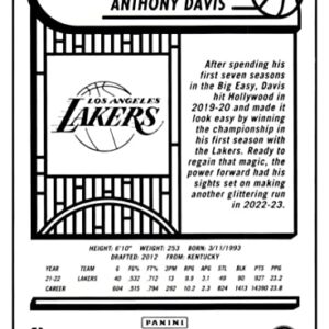 Anthony Davis 2022-23 Panini NBA Hoops #171 NM+-MT+ NBA Basketball Lakers