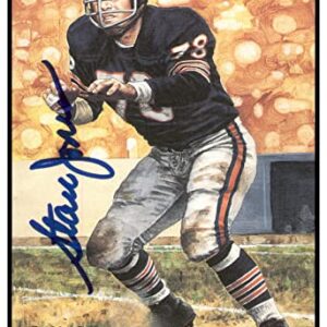 Stan Jones Signed Goal Line Art Card GLAC Autographed Bears PSA/DNA