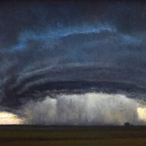 Super Cell by Jeff Aeling, Original Oil on Panel, 8" x 10"