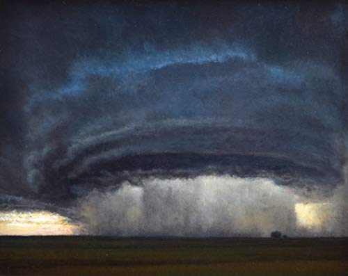 Super Cell by Jeff Aeling, Original Oil on Panel, 8" x 10"