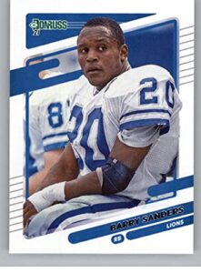 barry sanders 2021 donruss photo variation #173 nm-mt lions football nfl