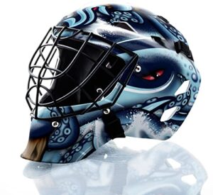 seattle kraken unsigned franklin sports replica goalie mask – nhl unsigned miscellaneous