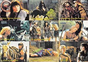 xena warrior princess seasons 4 & 5 2001 rittenhouse complete base card set of 72