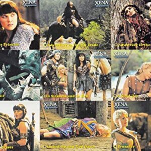 XENA WARRIOR PRINCESS SEASONS 4 & 5 2001 RITTENHOUSE COMPLETE BASE CARD SET OF 72