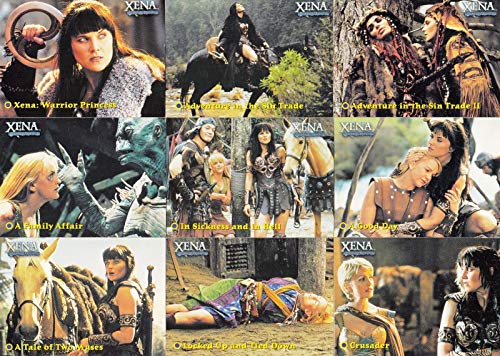 XENA WARRIOR PRINCESS SEASONS 4 & 5 2001 RITTENHOUSE COMPLETE BASE CARD SET OF 72