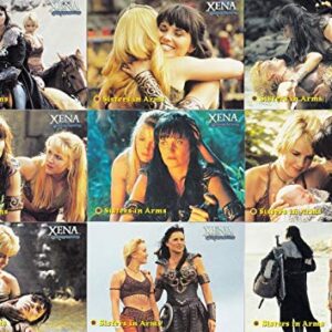 XENA WARRIOR PRINCESS SEASONS 4 & 5 2001 RITTENHOUSE COMPLETE BASE CARD SET OF 72