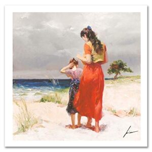 Pino,"Beach Walk", Canvas