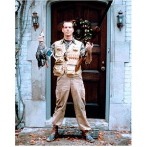 bill paxton as chet holding duck and rifle in weird science 8 x 10 inch photo