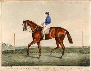 poison, the property of mr. ford, winner of the oaks stakes, at epsom, june 2nd. 1843. by plenipo out of arsenic