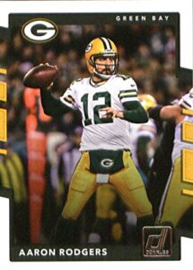 2017 donruss #251 aaron rodgers green bay packers football card