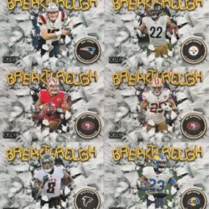 2022 Panini Score Football Cards Breakthrough INSERT SET 15 CARDS Mac Jones Trevor Lawrence Ja'Marr Chase Fields Lance Waddle and More