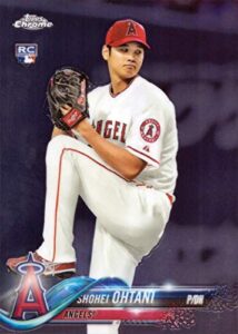 2018 topps chrome baseball #150 shohei ohtani rookie card