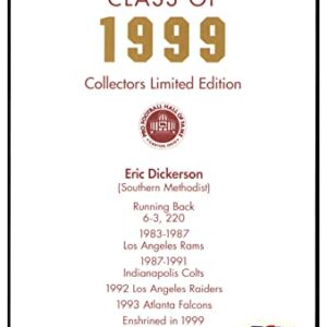 Eric Dickerson Signed Goal Line Art Card GLAC Autographed Chargers PSA/DNA