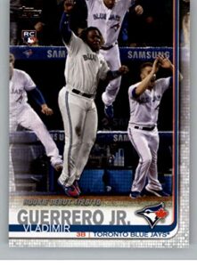 2019 topps update (series 3) #us62 vladimir guerrero jr. toronto blue jays rc rookie official baseball trading card