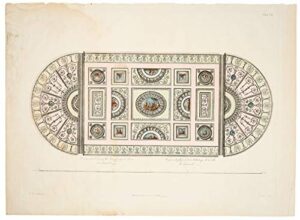 design of the ceiling of the library or great room at kenwood