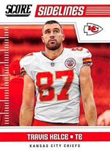 2018 score sidelines #16 travis kelce kansas city chiefs football card