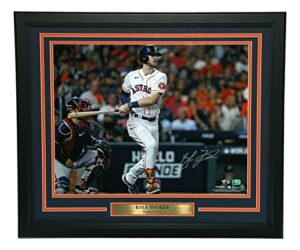 kyle tucker autographed 16×20 houston astros photo framed fanatics mlb