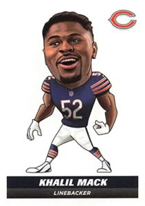 2021 panini stickers #361 khalil mack cartoon chicago bears nfl football mini sticker trading card