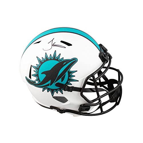 Tyreek Hill Autographed Miami Lunar Eclipse Replica Full-Size Football Helmet - BAS (Black Ink)