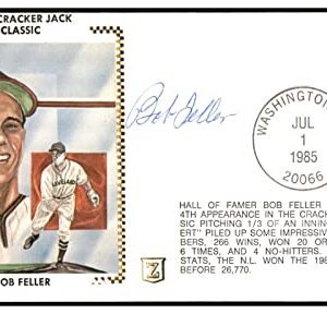 Bob Feller Signed First Day Cover FDC Autographed Cleveland PSA/DNA AL85649