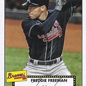 Baseball MLB 2021 Topps 1952 Topps Redux #T52-42 Freddie Freeman NM-MT Braves