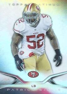 2014 topps platinum #27 patrick willis 49ers nfl football card nm-mt