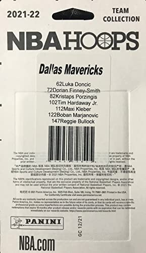 Dallas Mavericks 2021 2022 Hoops Factory Sealed 7 Card Team Set with Luca Doncic Plus