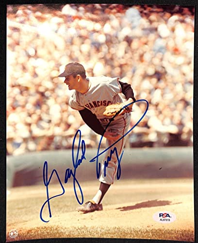 Gaylord Perry Signed Photo 8x10 Autographed Giants PSA/DNA