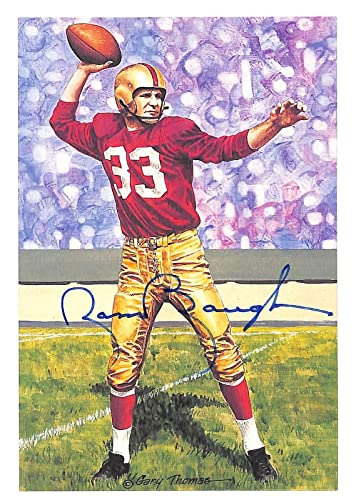 Sammy Baugh Signed Goal Line Art GLAC Autographed Washington Blue Stamp PSA/DNA