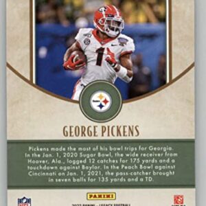 GEORGE PICKENS RC 2022 Panini Legacy #157 NM+-MT+ NFL FOOTBALL Steelers ROOKIE