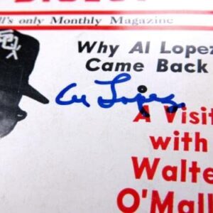 Al Lopez Signed Autographed Magazine Baseball Digest 1969 White Sox JSA AG39525 - Autographed MLB Magazines