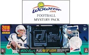 2018 donruss nfl football massive 401 card complete factory set with 101 rookie cards including exclusive rookie threads memorabilia! plus bonus wowzzer mystery pack with autograph or memorabilia card