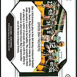 2019 Score Huddle Up #4 Green Bay Packers Green Bay Packers Official NFL Football Trading Card in Raw (NM or Better) Condition