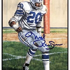 Mel Renfro Signed Goal Line Art Card GLAC Autographed Cowboys PSA/DNA